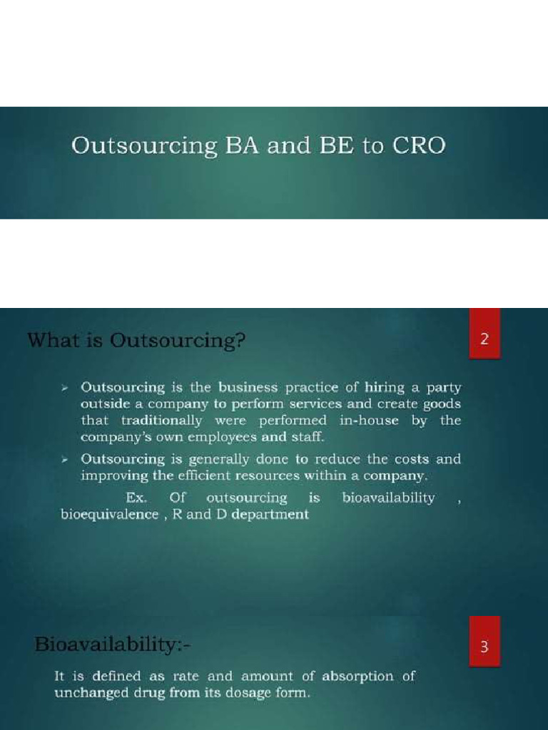 CRO | PDF