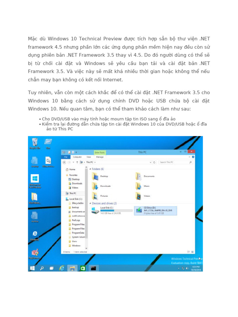 Cai Dat Dotnet 35 Cho Windows 10 Offline | PDF