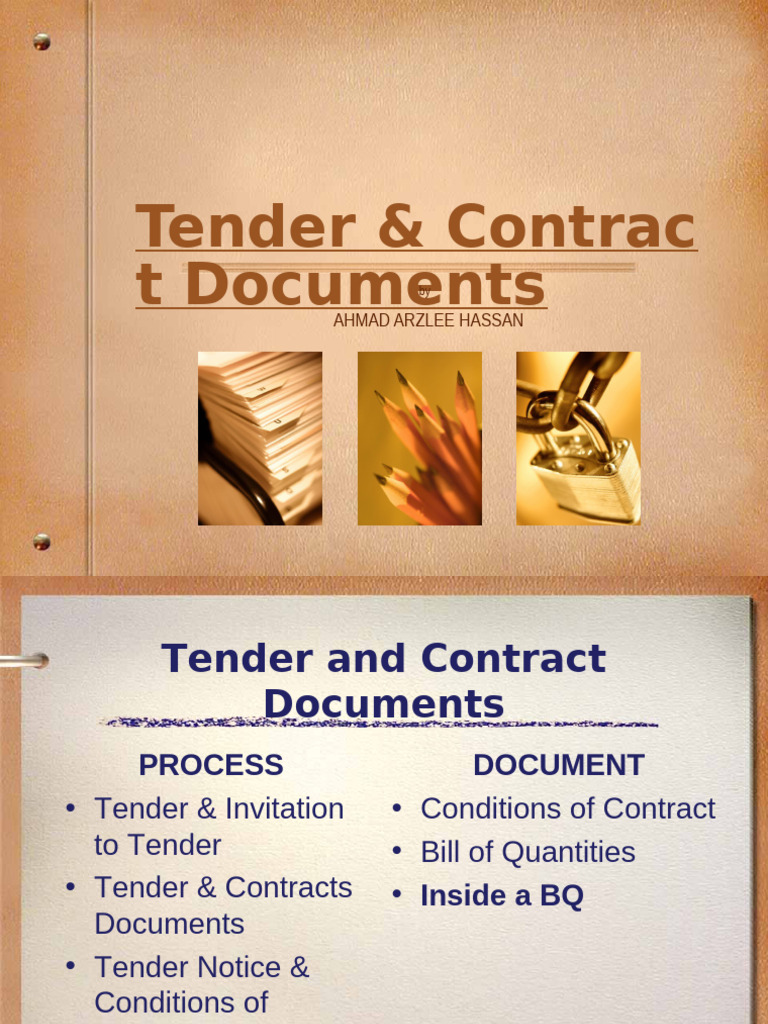 LECT 7 BQS 559 Tender Documents | PDF | Specification (Technical Standard) | Bonds (Finance)