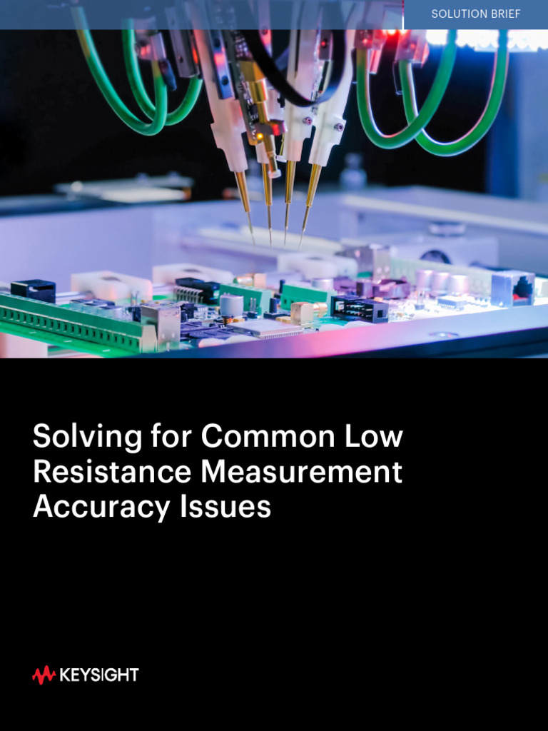 Solving For Common Low Resistance Measurement Accuracy Issues | PDF ...