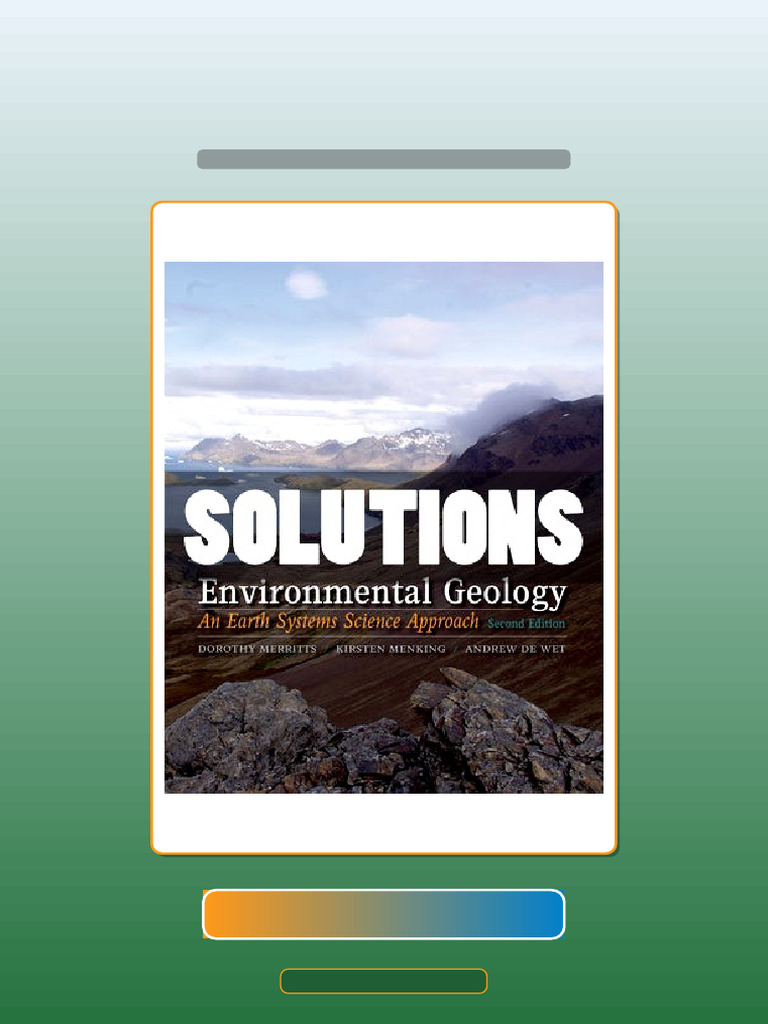 Environmental Geology an Earth Systems Approach 2 Ed Merritts eBook and ...