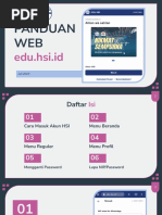 Panduan Web Untuk Peserta HSI | PDF