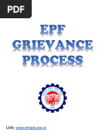 Grievance Registration Process For Annexure K | PDF