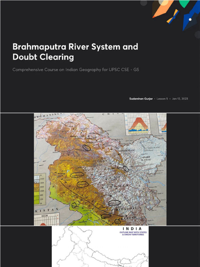 Brahmaputra River System and Doubt Clearing No Anno | PDF