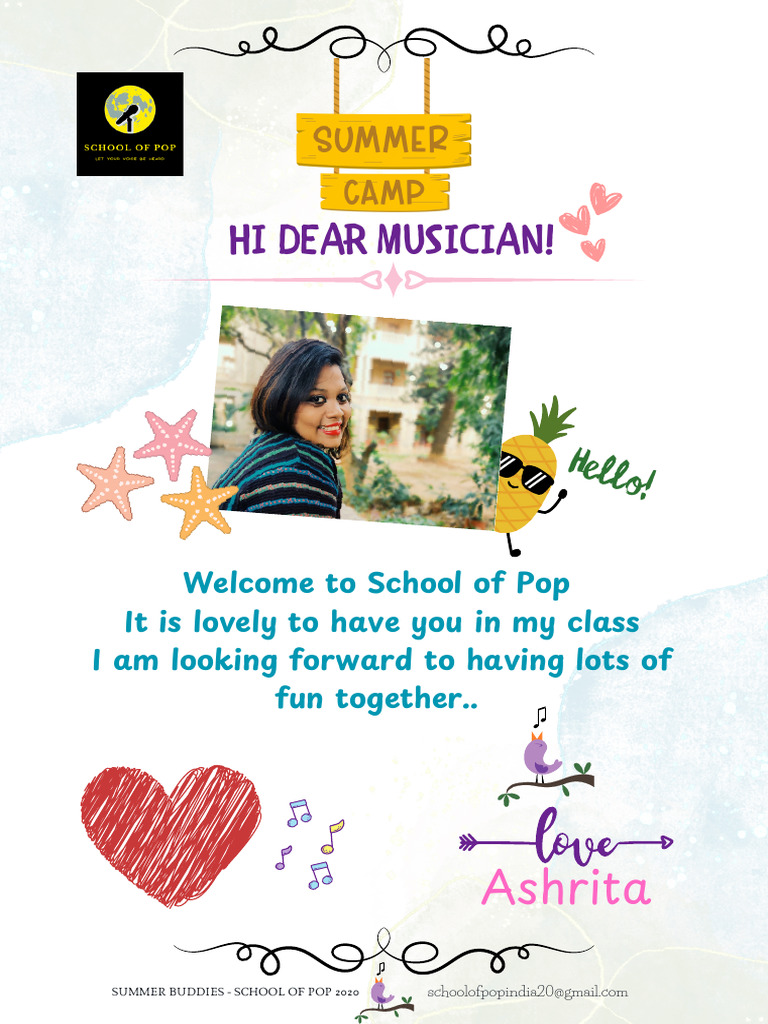 Summer Camp Music Worksheets 2020 | PDF
