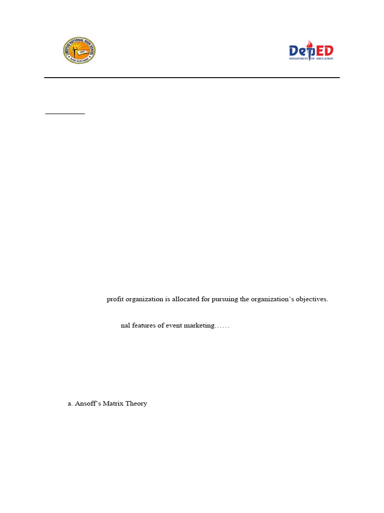 Summative Assessment q1 Module 1 2 | PDF | Marketing | Advertising