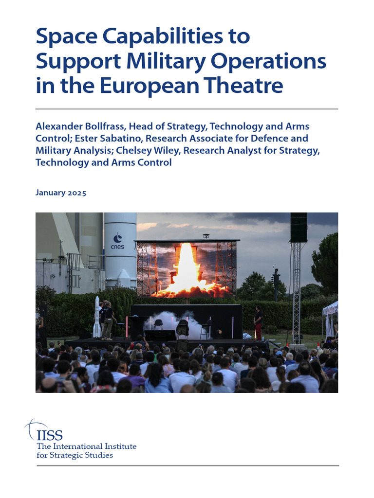 Pub25 004 Space Capabilities Military Ops in Europe | PDF | European ...