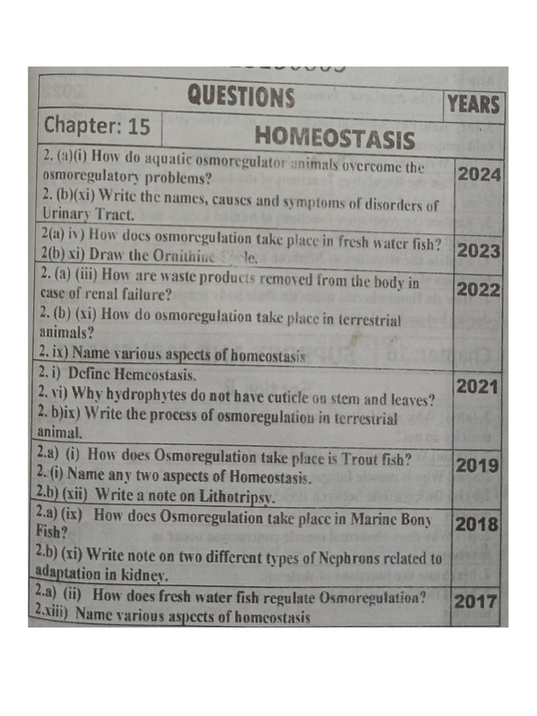 Homeostasis in Aquatic and Terrestrial Animals | PDF | Kidney | Biology