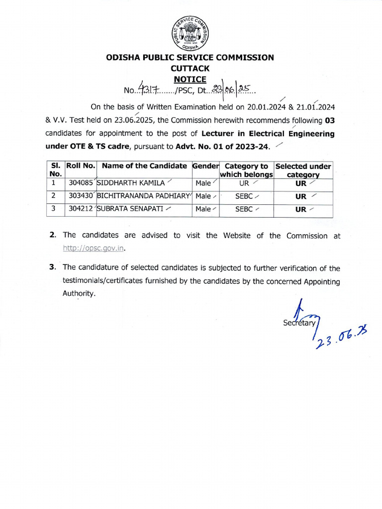 OTETS Electrical Recommendation | PDF