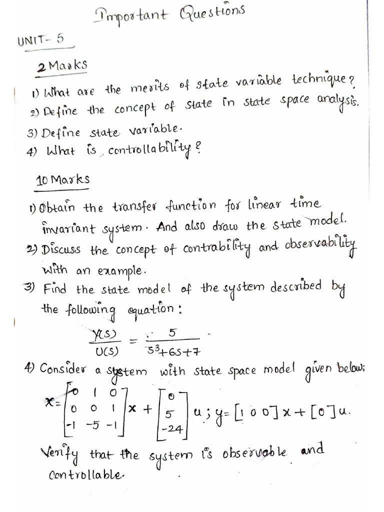 LCS Unit-5 Imp Questions | PDF