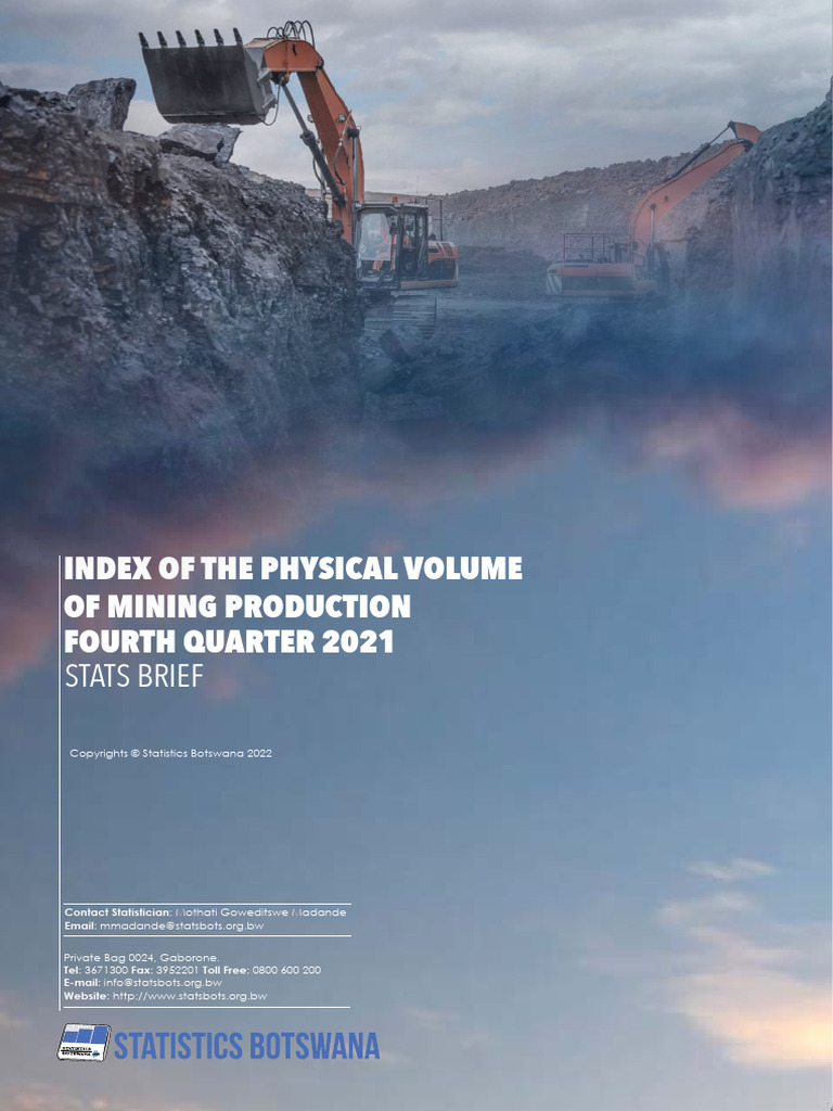 Mining Production Index Q4 2021 Report | PDF | Mining | Statistics