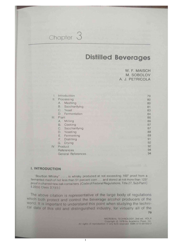 Distilled Beverages | PDF