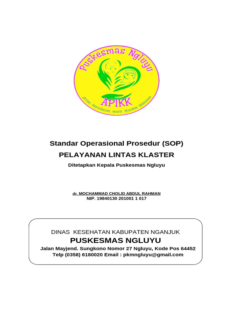 Sop Pelayanan Lintas Klaster | PDF
