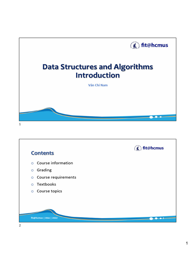 2022 DSA Introduction 21CTT3 | PDF | Algorithms And Data Structures | Theoretical Computer Science