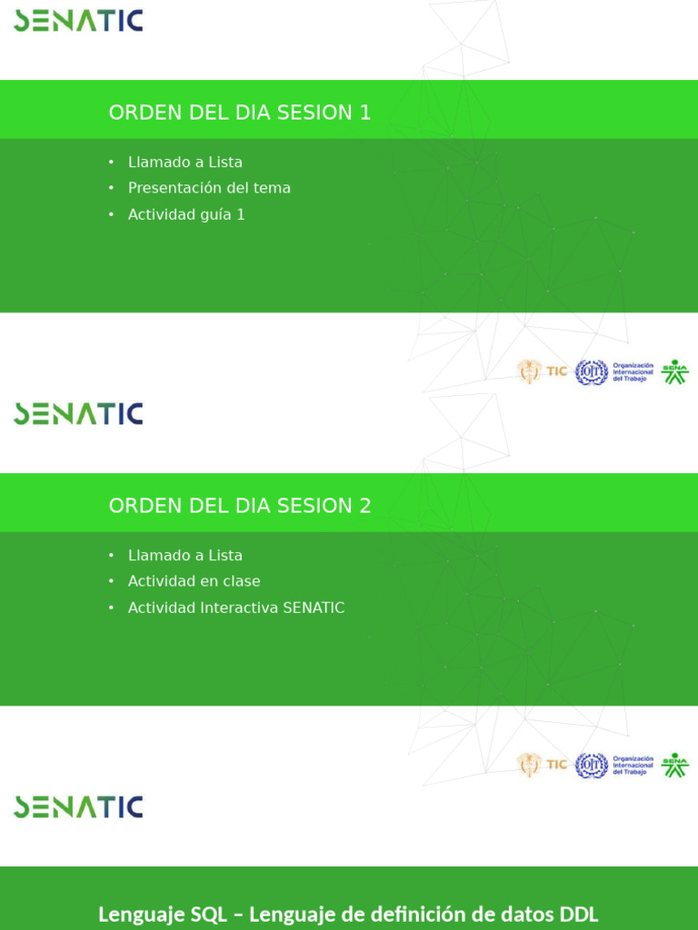Lenguaje SQL Lenguaje de Definición de Datos DDL | PDF | SQL | Base de datos relacional