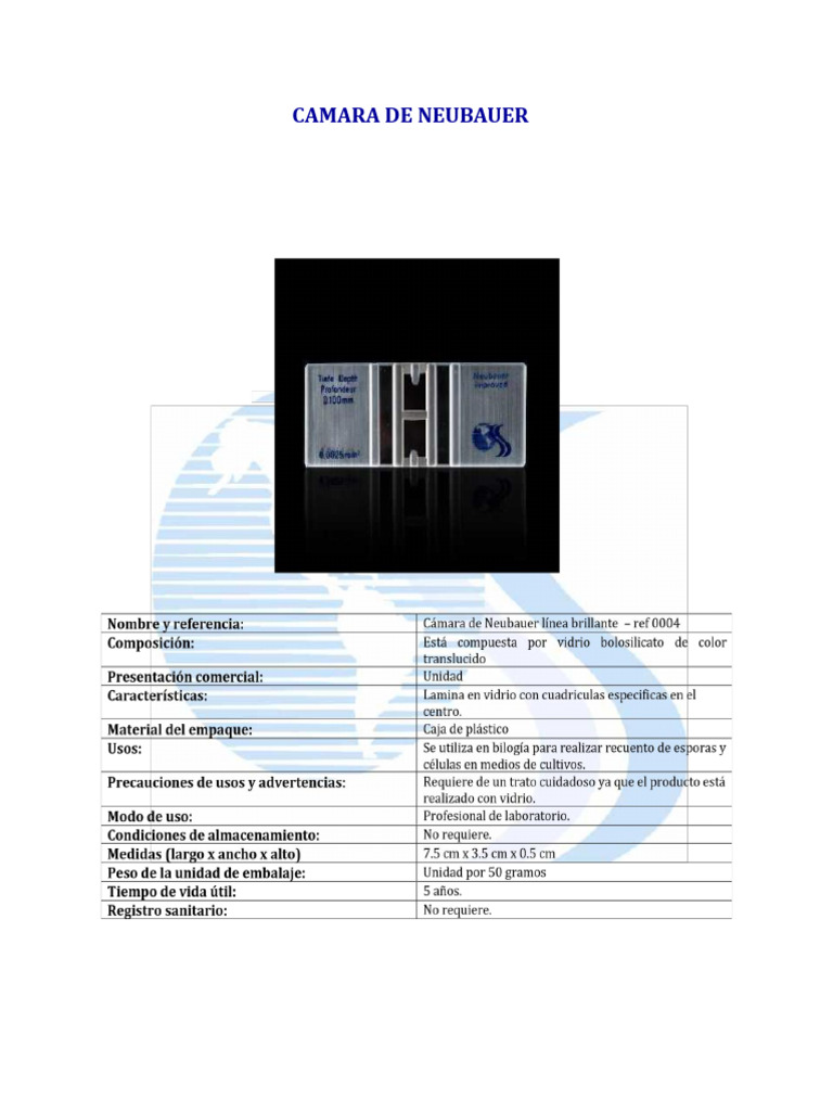 Camara de Neubauer Boeco | PDF