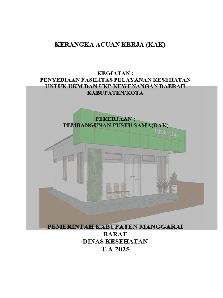 Pembangunan Pustu Sama di Manggarai Barat | PDF