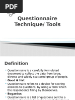 Types of Questionnaires Explained | PDF | Questionnaire | Survey ...
