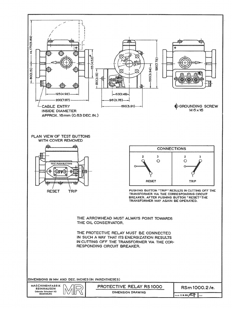 ATR2, Relé Buchholz | PDF