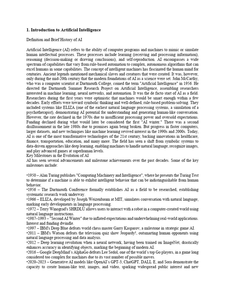 Termpaper Arif Sir | PDF | Artificial Intelligence | Intelligence (AI ...