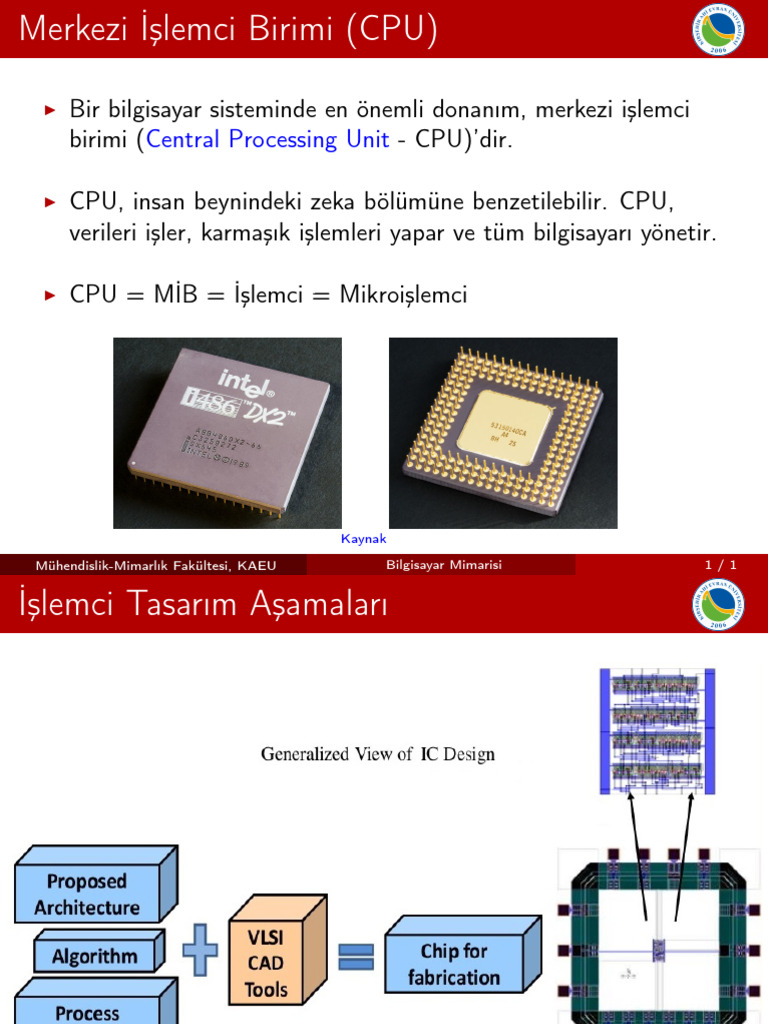 4 Islemci Tasarimi Ve Cesitleri | PDF