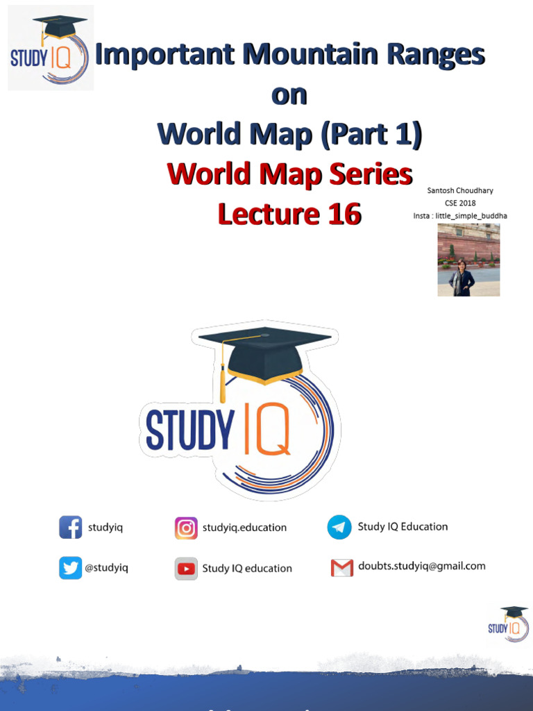 Mountain Ranges 73998765110 | PDF | Mountains | Plate Tectonics