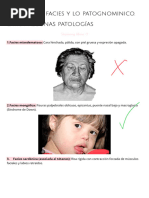 Tipos de Fácies en Semiología Médica | PDF | Cara | Anatomía humana