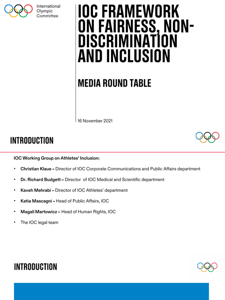 Presentation IOC Framework | PDF | Gender | Gender Studies