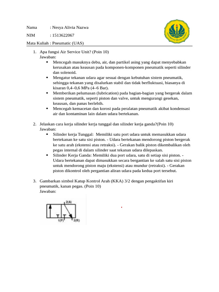 Fungsi dan Simbol Air Service Unit | PDF