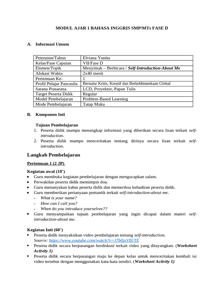 Modul Microteaching | PDF