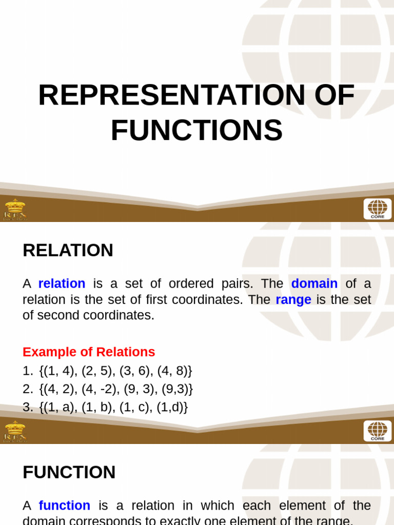 1 Representation of Functions | PDF | Function (Mathematics ...