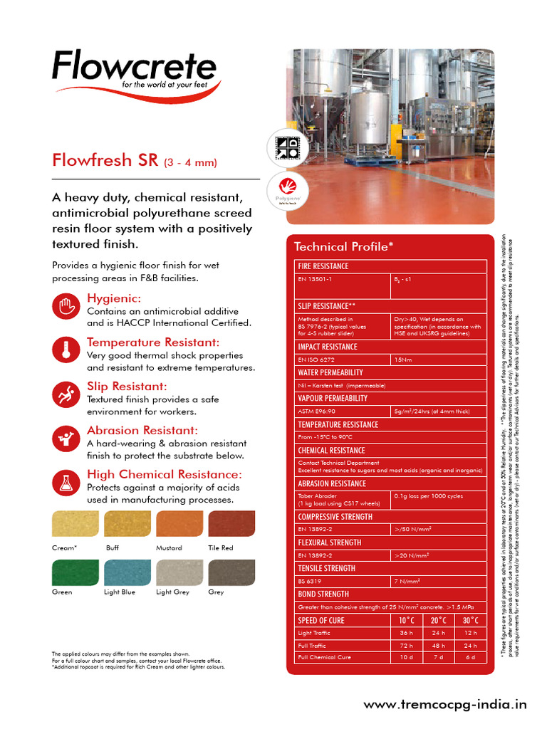 Durable Antimicrobial Floor System | PDF | Food Safety | Materials
