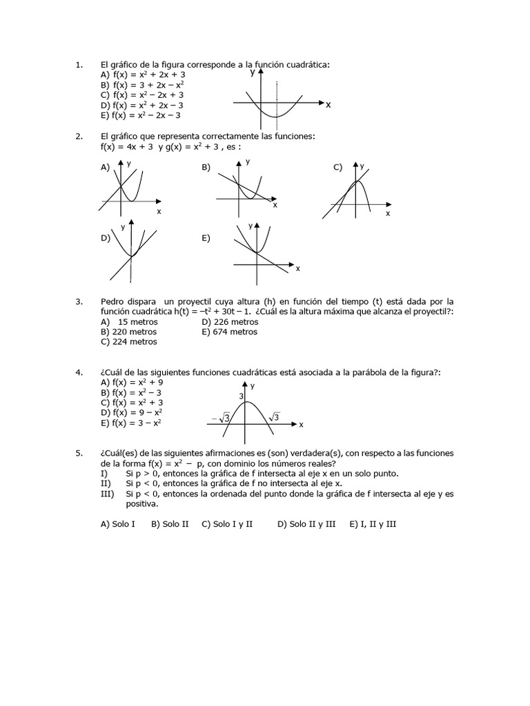 Ejercicios Prueba | PDF