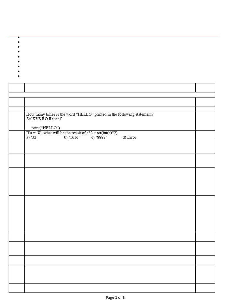 Class XII Question Paper First Preboard CS | PDF | Software Engineering | Computer Science