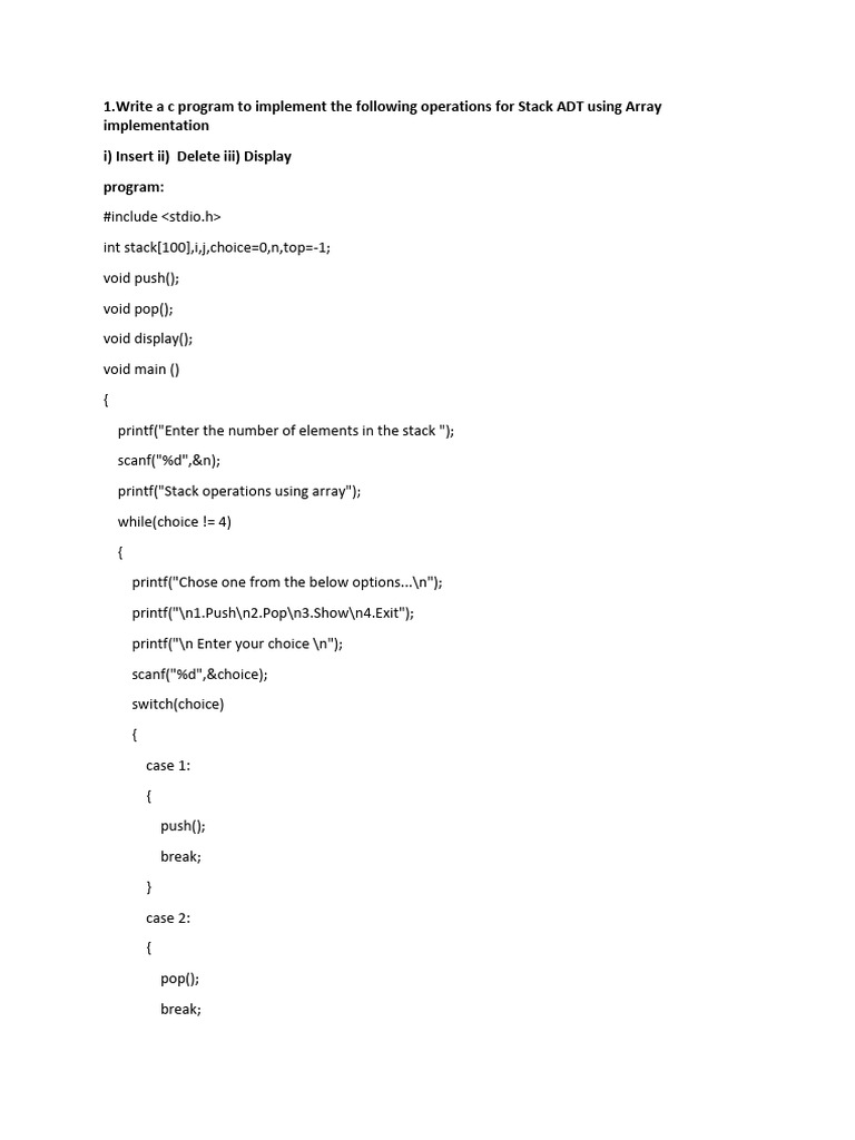 Data Structure Answers (Org) | PDF | Queue (Abstract Data Type) | Algorithms And Data Structures