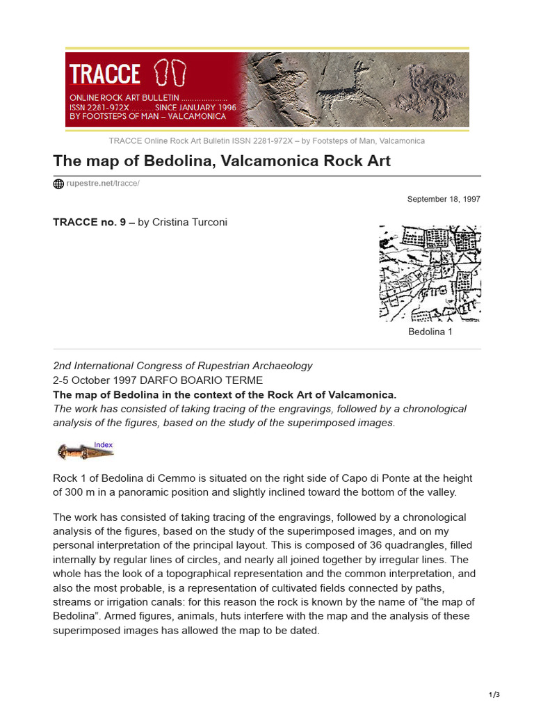 TUR97 - The Map of Bedolina in The Context of The Rock Art of ...
