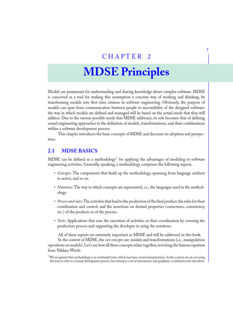 Model-Driven Software Engineering in Practice, 2nd Ed, 2017, Chap 02 - MDSE Principles | PDF ...