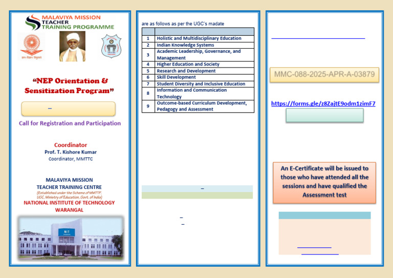 NEP - Orientation - 2025 4 17 13 52 9 | PDF | Learning