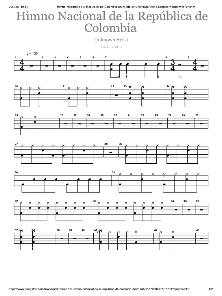 Himno Colombia Bataca | PDF