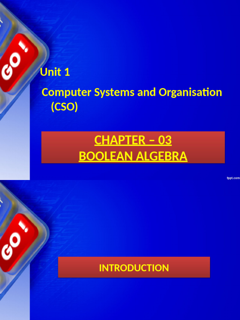 UNIT-1Boolean Algebra and Logic Gate | PDF | Boolean Algebra | Teaching ...