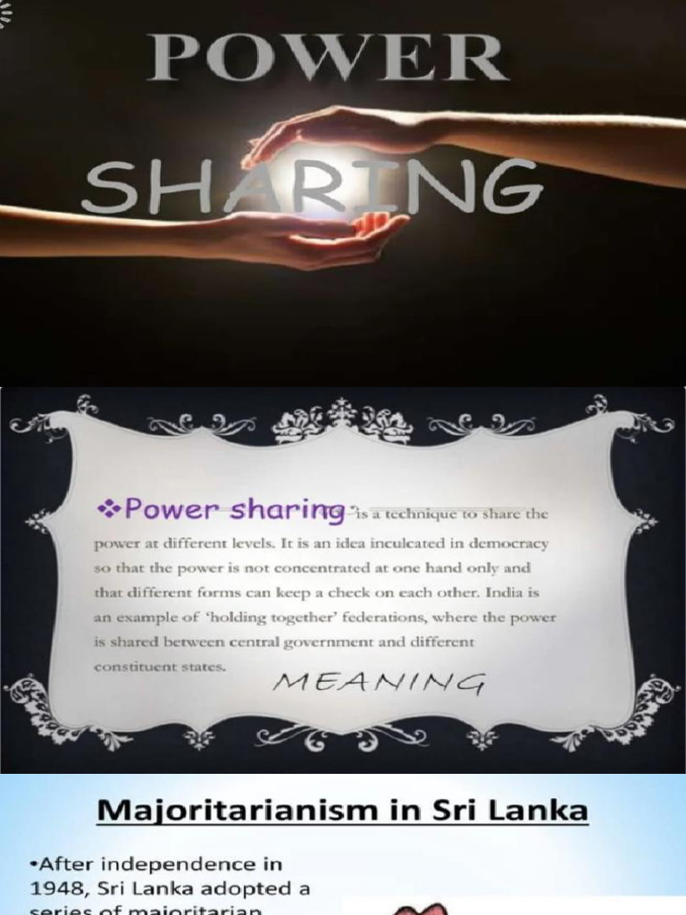 SST Power Sharing PPT | PDF