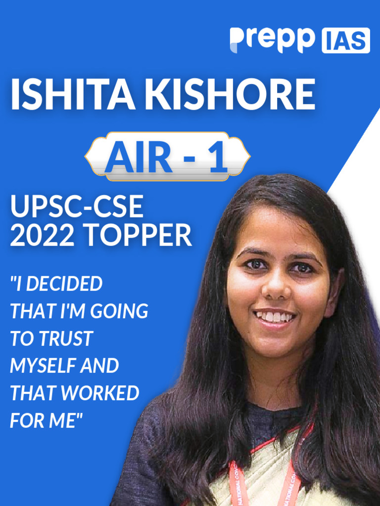 Learn From Topper - Ishita Kishore Rank 1 2022 | PDF | Multiple Choice | Mental Health
