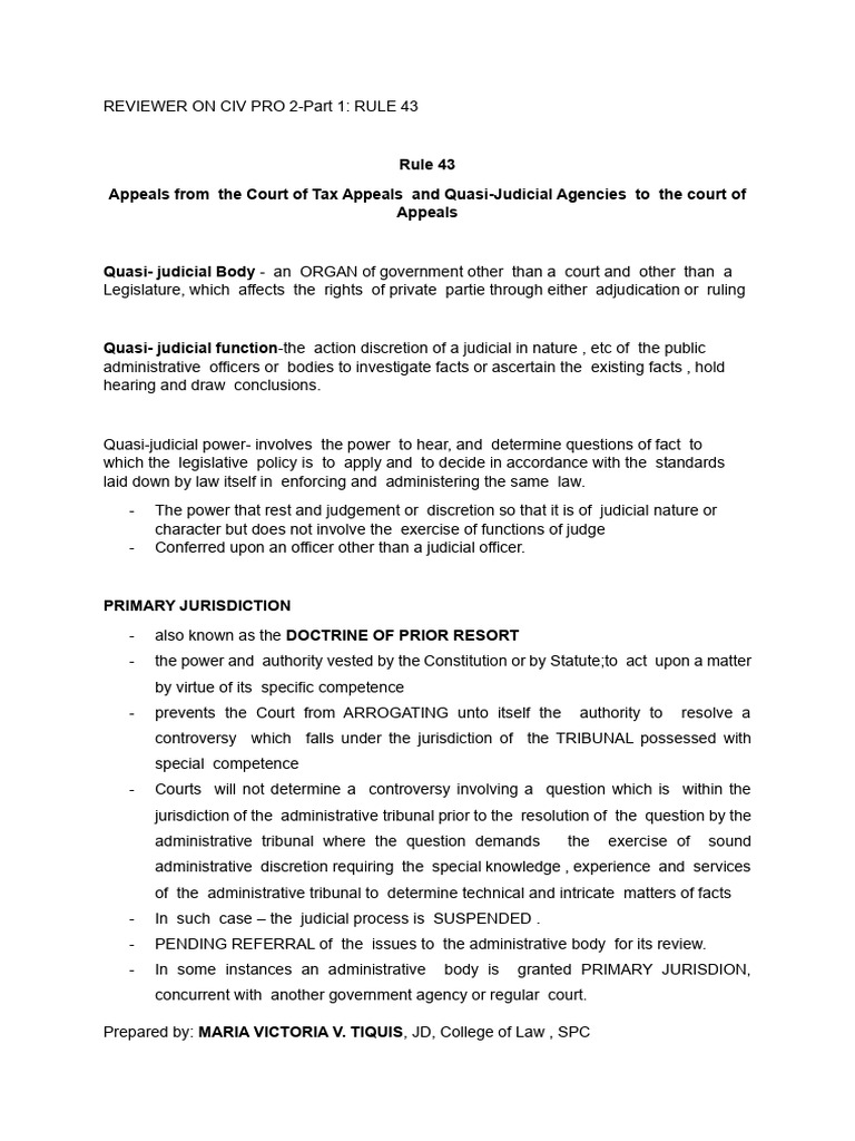 Understanding Rule 43 in Civil Procedure | PDF