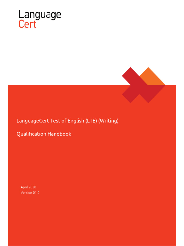 LTE A1-C2 Writing - Qualification Handbook | PDF | Verb | Language ...