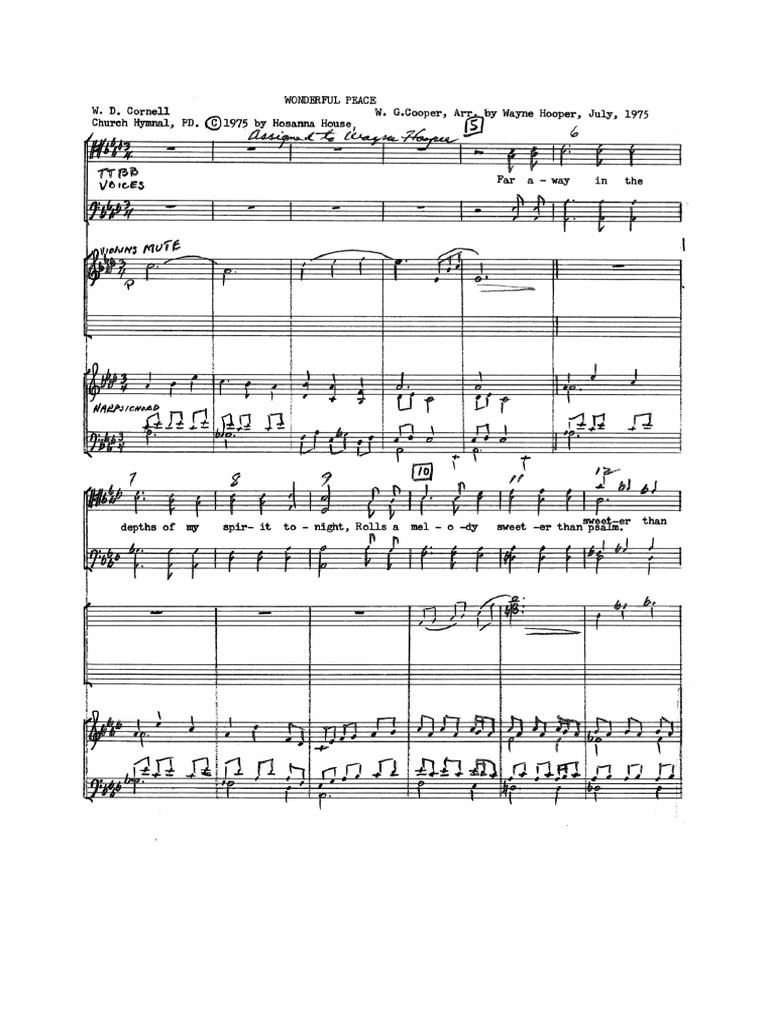 Heralds-Wonderful Peace 1975 | PDF