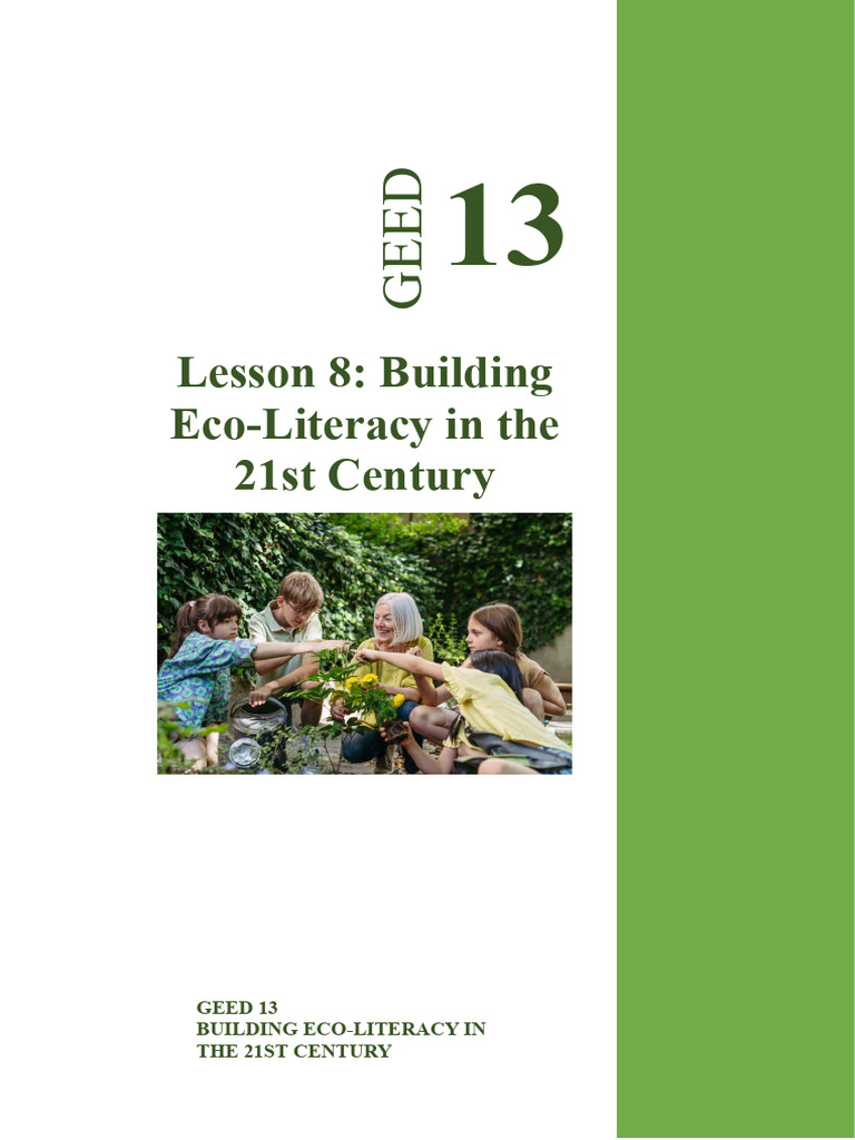 Strategies for Building Eco-Literacy | PDF | Sustainability | Waste