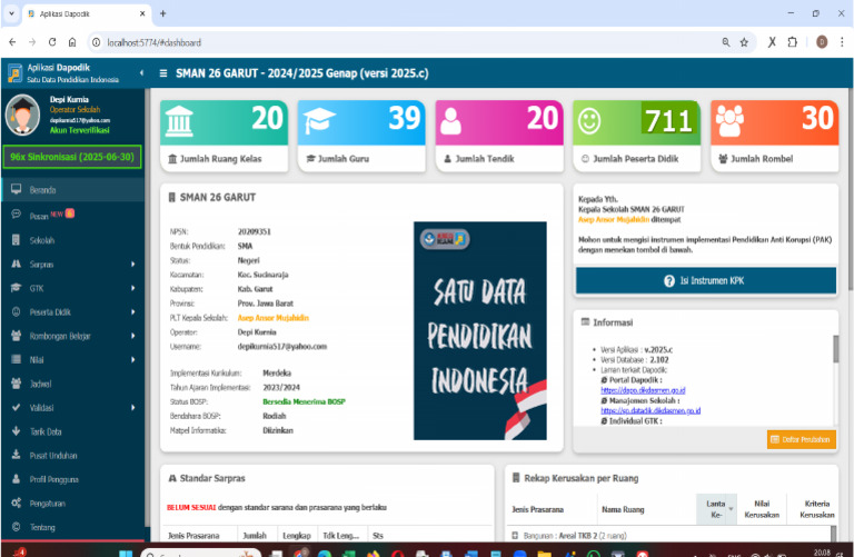 Ss Beranda Dapodik | PDF