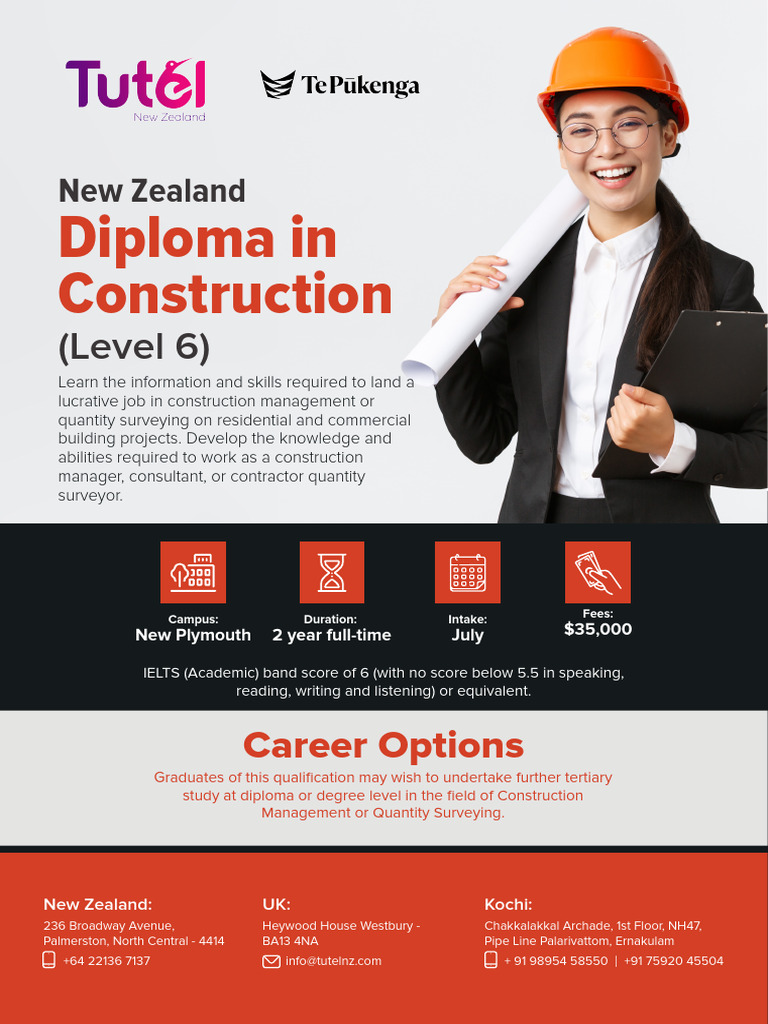 New Zealand Diploma in Construction | PDF