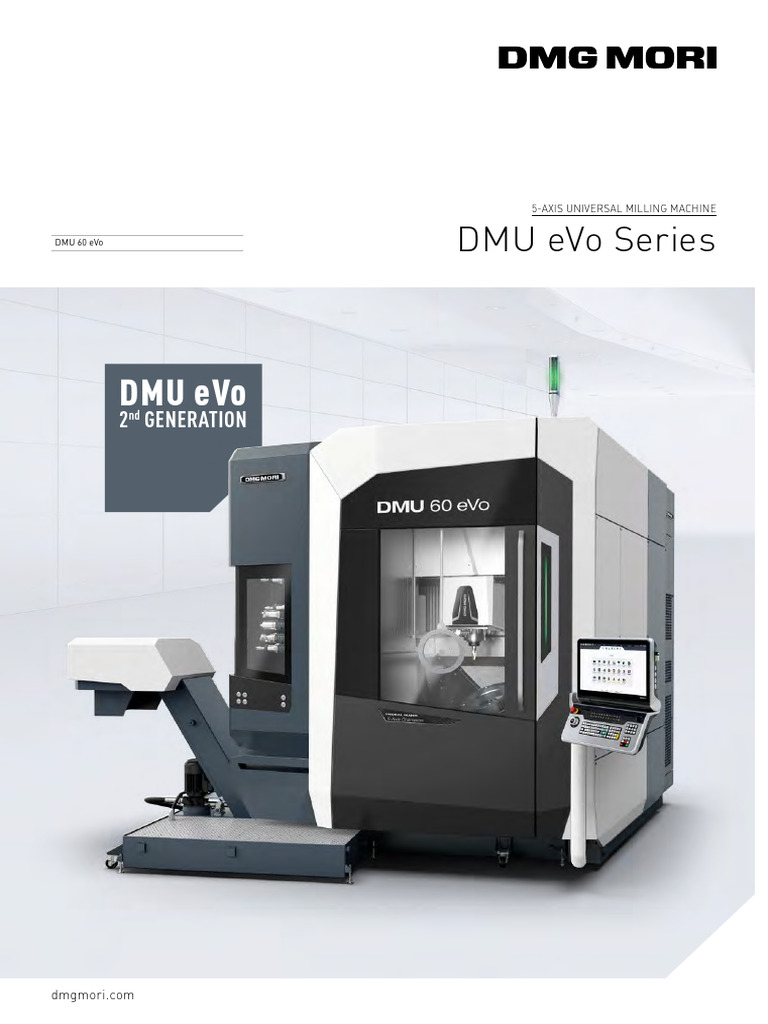 Pm0uk Dmu 60 Evo PDF Data | PDF | Efficient Energy Use | Machining