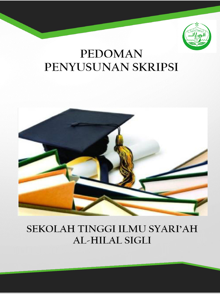 Buku Pedoman Penyusunan Skripsi STIS Al-HILAL SIGLI 2024 | PDF